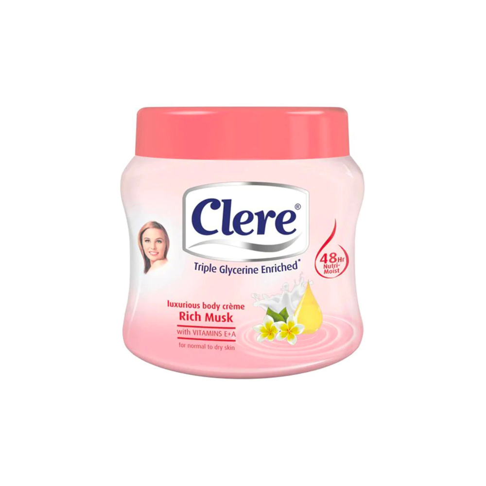 Clere Body Cream Rich Musk 125mL – Douty African Online