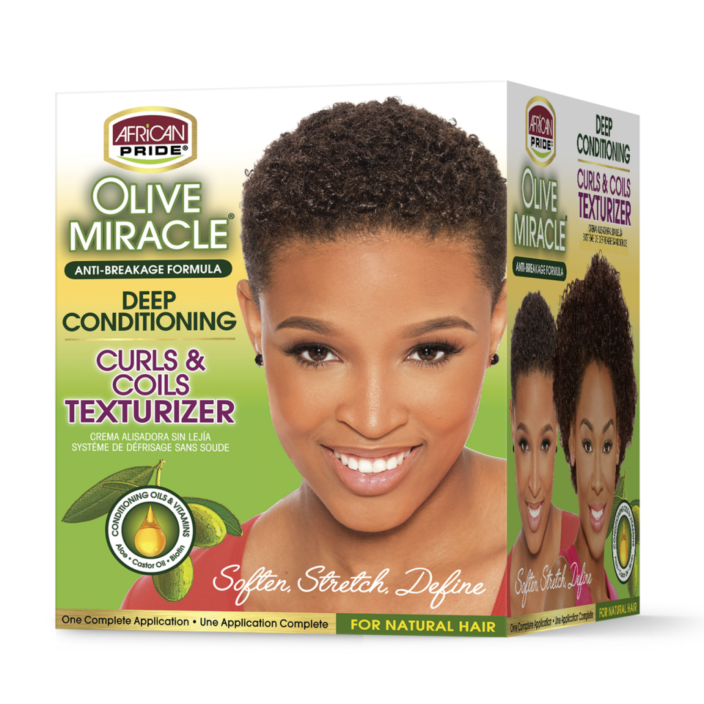 African Pride - Olive Miracle Texturizer Kit – Douty African