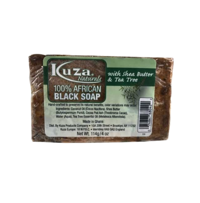 Kuza - African Black Soap with Tea Tree Oil – Douty African