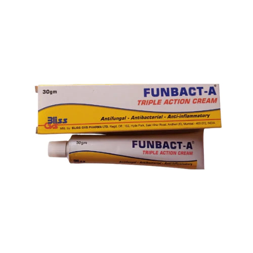 Funbact-A Triple Action Cream 30ml – Douty Online