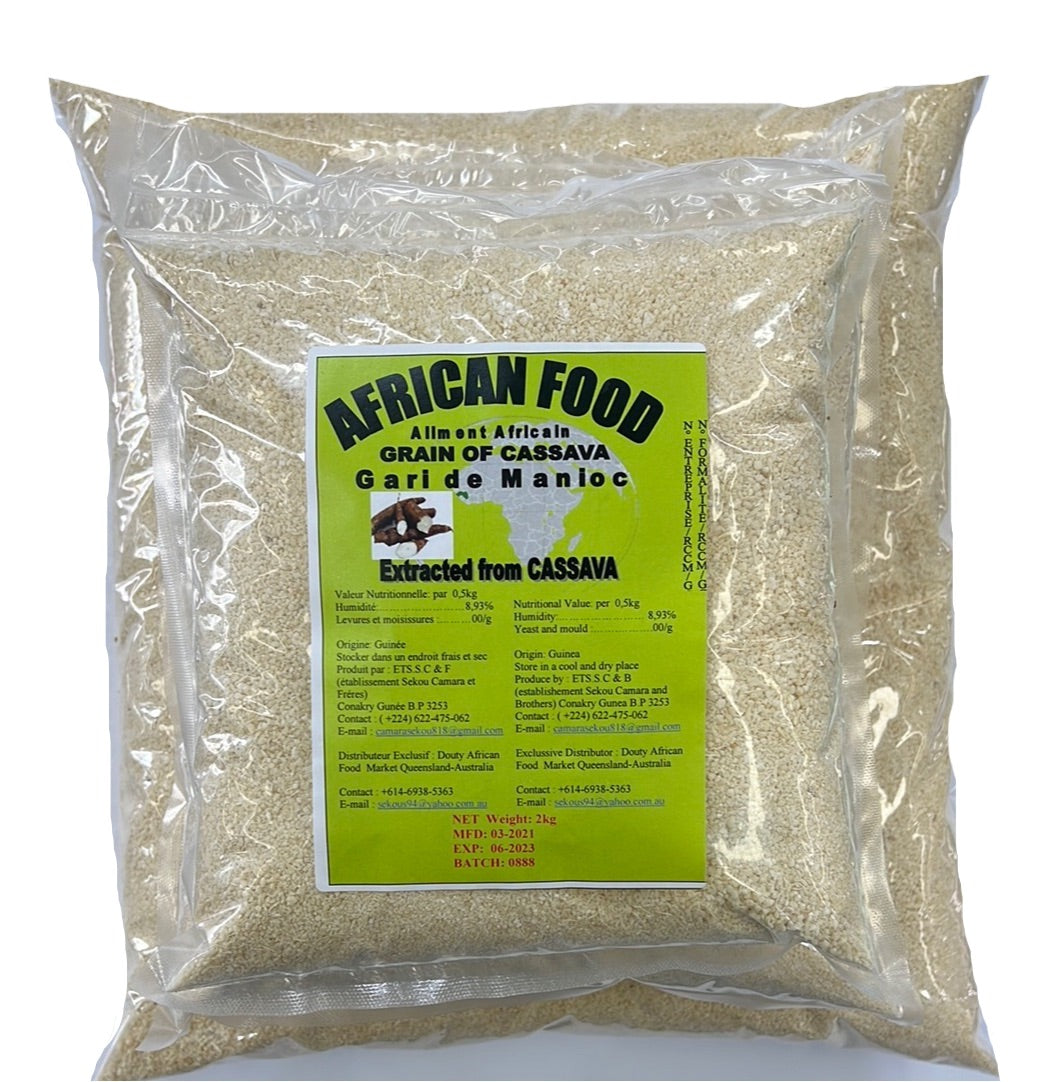 GRAIN OF CASSAVA (GARI ) – Douty African Online