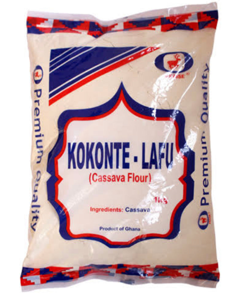 Praise Kokonte-Lafu Cassava Flour 1kg – Douty African Online