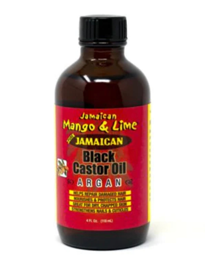 JML black castor oil argan 4oz – Douty African