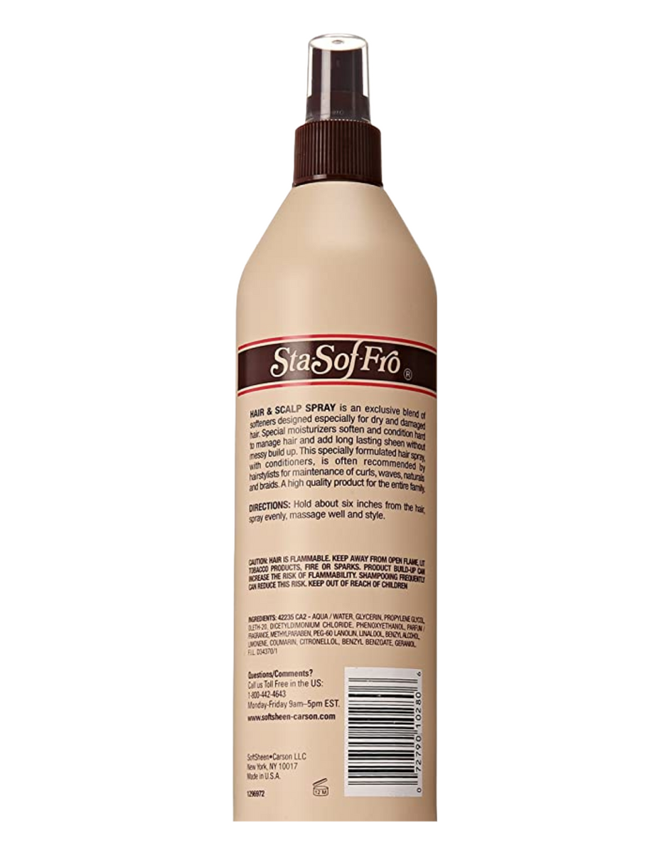 SoftSheen Carson - StaSofFro Hair & Scalp Spray – Douty African